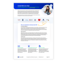 Comm100 Live Chat Solution Sheet | Comm100 Resources